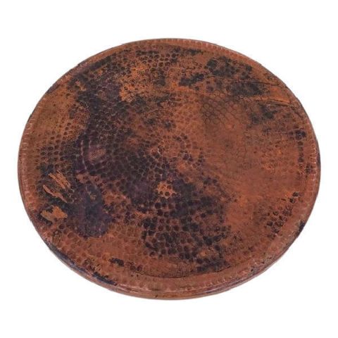 Hammered Copper Lazy Susan by Soluna | Copper Sinks Online